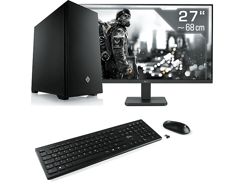 CSL Gaming PC M11500H, Desktop-PC mit AMD Ryzen™ 7 5700X Prozessor, 32 ...