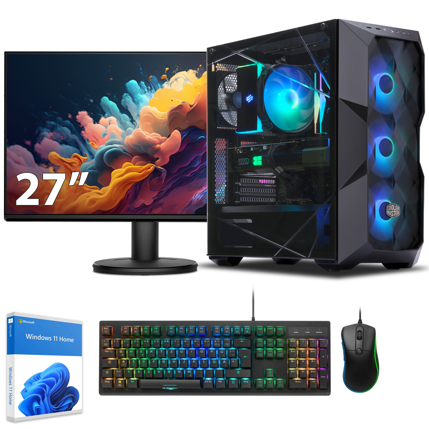 SEDATECH AMD Ryzen 7 9800X3D, Komplett PC mit AMD Ryzen™ 7, 32 GB RAM ...