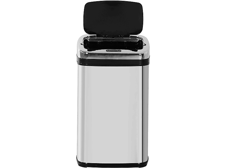 PATTUMIERA HOMCOM Bidone In acciaio inox con sensore elettronico di ...