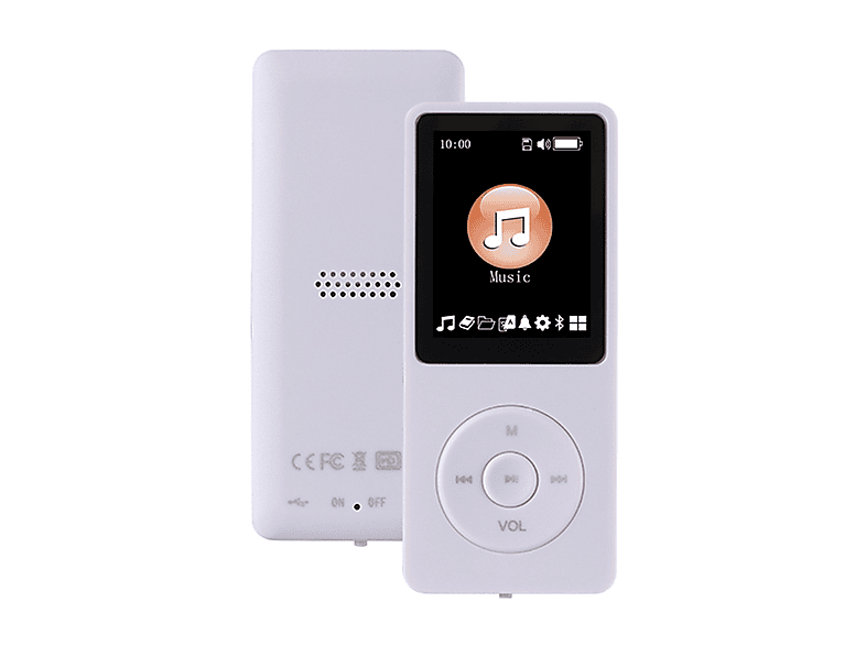 QTTVBTNA Faltbar Robust Multifunktional MP3-Player (128 GB, Schwarz ...