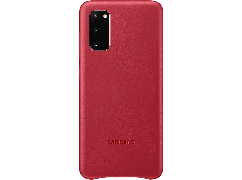 SAMSUNG EF-VG980 LEATHER COVER GALAXY S20 RED, Backcover, Samsung ...