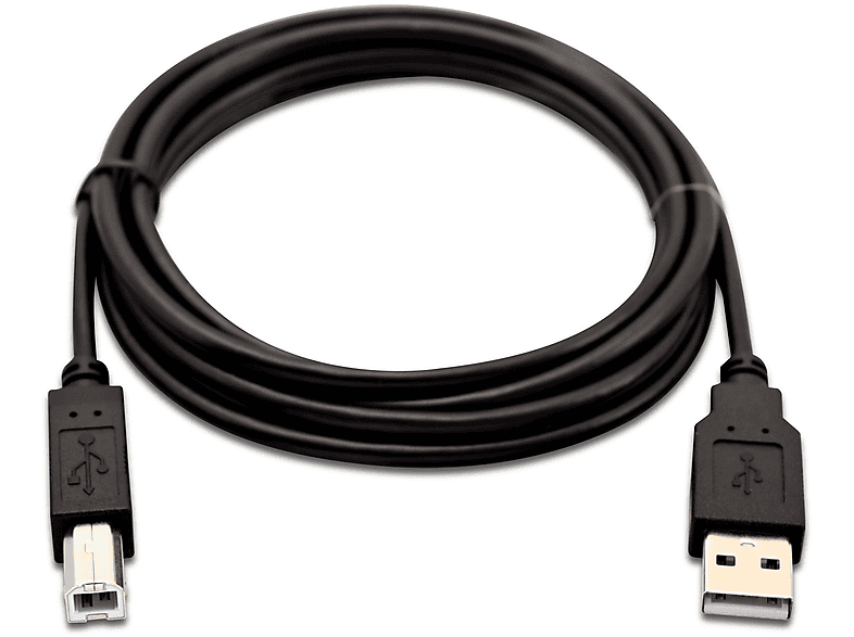 Cable USB | V7 V7USB2AB-02M-1E, USB 1.1, Negro | MediaMarkt