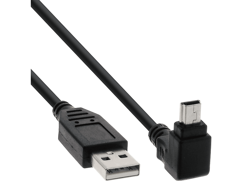 Cable USB | INLINE 34130, USB 2.0, USB-A, miniUSB, Negro | MediaMarkt