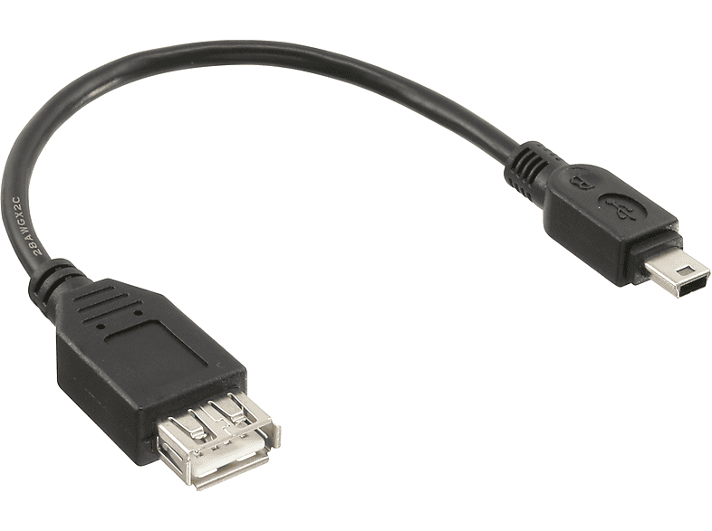 Cable USB | INLINE 33500C, USB 2.0, miniUSB, USB-A, Negro | MediaMarkt