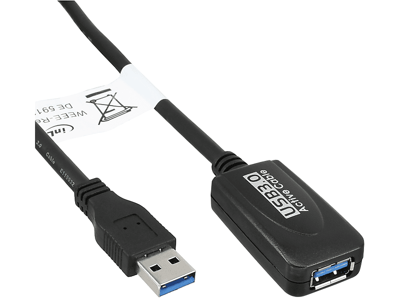 CAVO USB INLINE 3.2 da USB A Maschio a USB A Femmina 5 m | MediaWorld.it