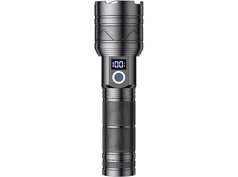 DECOME Multifunktionales Taschenlampen mit Starker LED TYPE-C ...