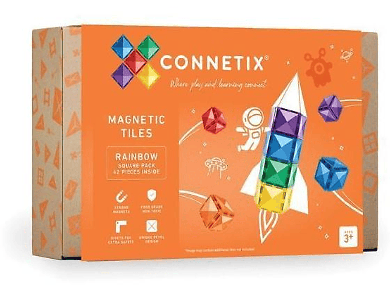 CONNETIX Rainbow Square Pack 42 pc Bausatz | MediaMarkt
