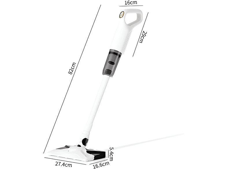 FLYSTAR Handstaubsauger Stark Kabellos Akku-Handstaubsauger Staubsauger ...