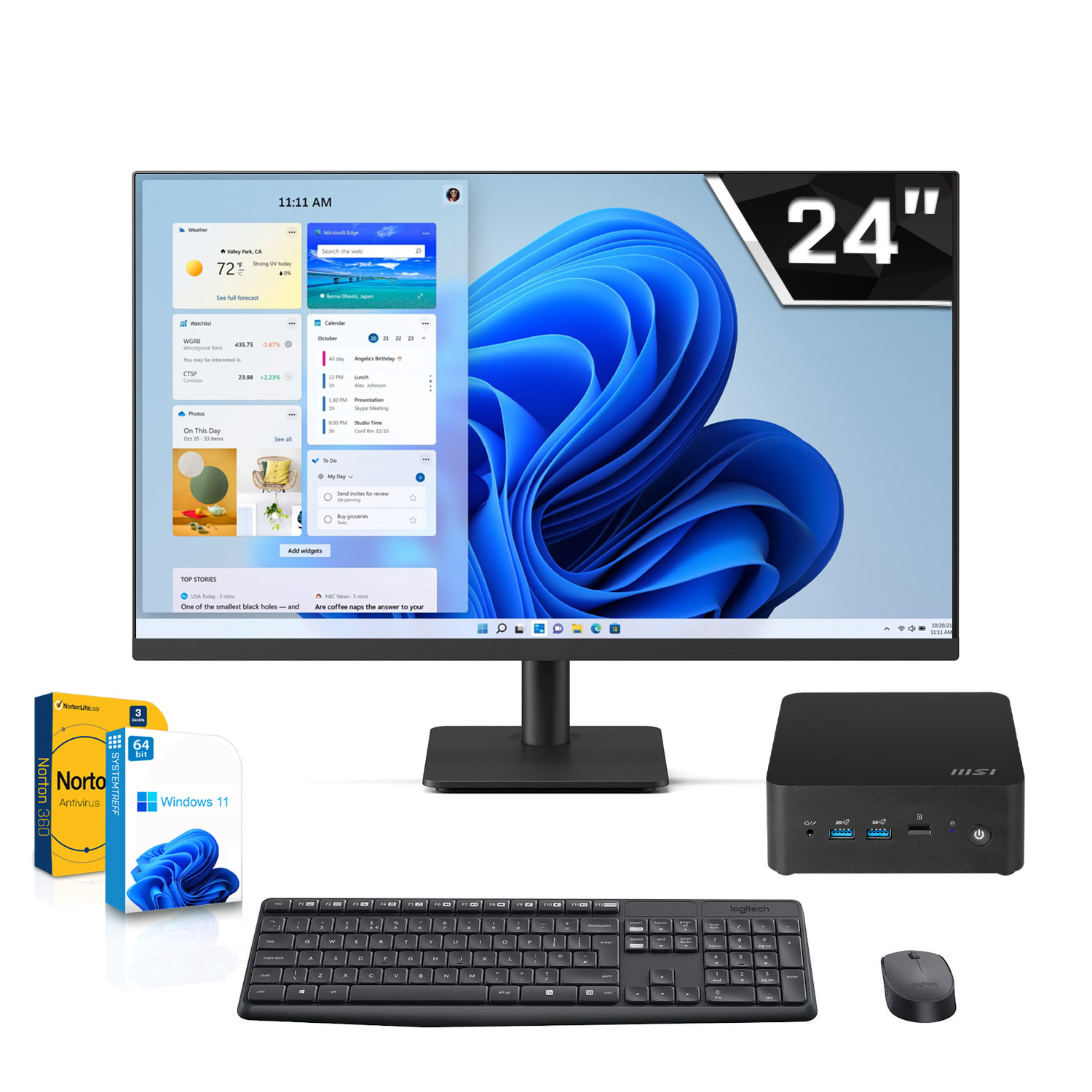 SYSTEMTREFF Intel NUC, Mini PC mit Intel® Core™ i5 Prozessor, 16 GB RAM ...