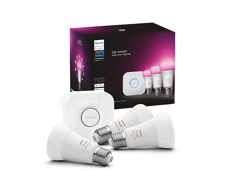 LAMPADINA SMART PHILIPS HUE Starter set White & Color Ambiance E27 ...