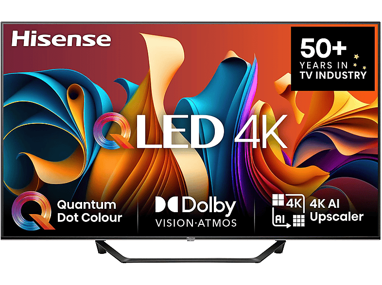 HISENSE 65 A 7 NQ QLED TV (Flat, 65 Zoll / 164 cm, UHD 4K, SMART TV ...