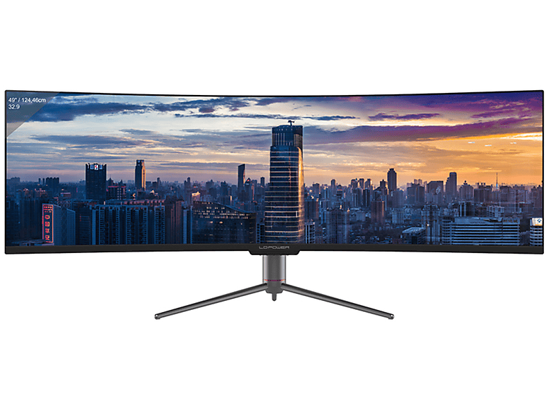 LC POWER LC Power 49 Zoll DQHD Monitor (6 ms Reaktionszeit , 120Hz ...