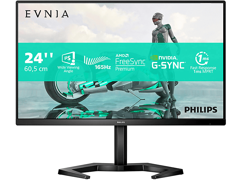 PHILIPS 24M1N3200ZA-23,8"/GAM /FHD/165 HZ/ERGO 23,8 Zoll Full-HD Gaming Monitor (1 ms ...