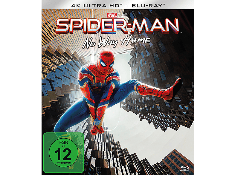 Spider-Man: No Way Home (4K-UHD+Blu-ray) 4K Ultra HD Blu-ray + Blu-ray ...