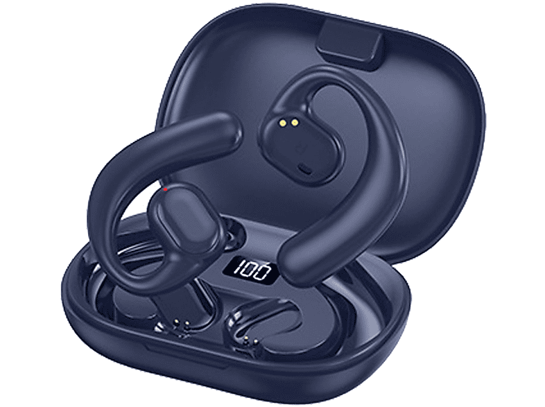 BOLARIS Y053, Over-ear Kopfhörer Dunkelblau | MediaMarkt