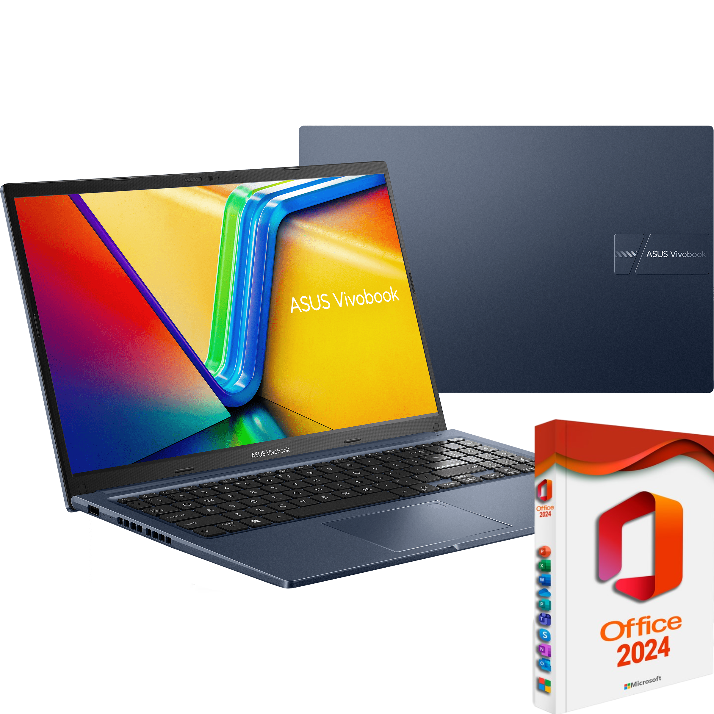 ASUS X150, Core i5-120U, Win 11 Pro + Office 24 Pro, Notebook, mit 15,3 Zoll Display, Intel ...