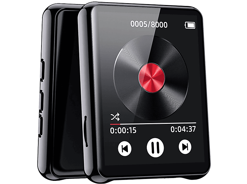 WHIQUTEY 2,4-Zoll-Touchscreen MP3-Player (128 GB, Schwarz) | MediaMarkt
