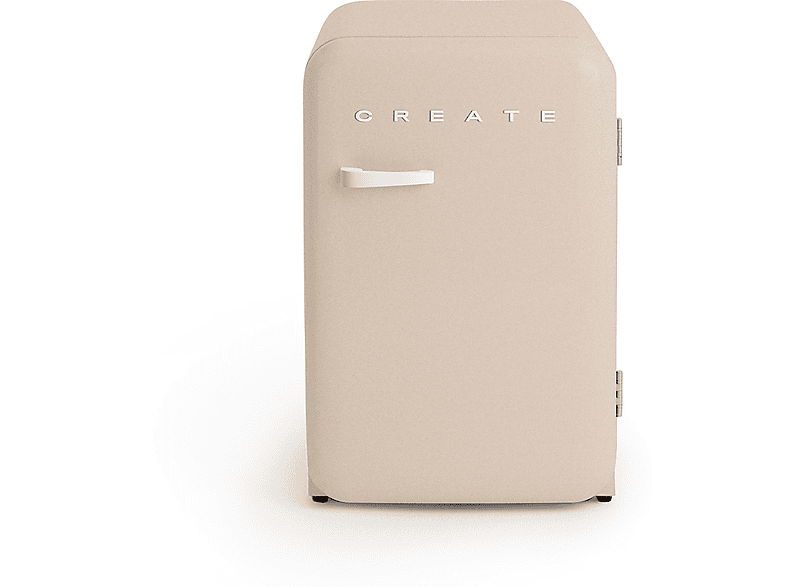 Nevera pequeña | CREATE FRIDGE RETRO 107L, Altura 88 cm, Beige | MediaMarkt