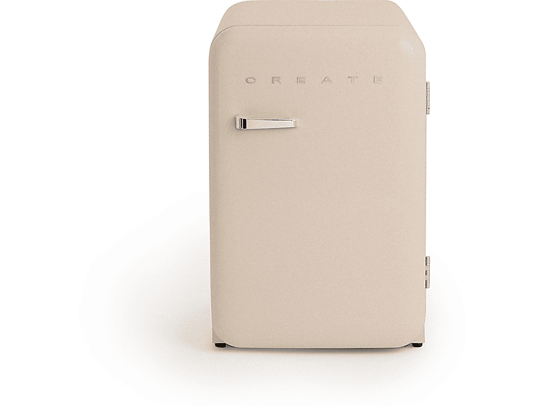 Nevera pequeña | CREATE FRIDGE RETRO 107L, Altura 88 cm, Beige | MediaMarkt