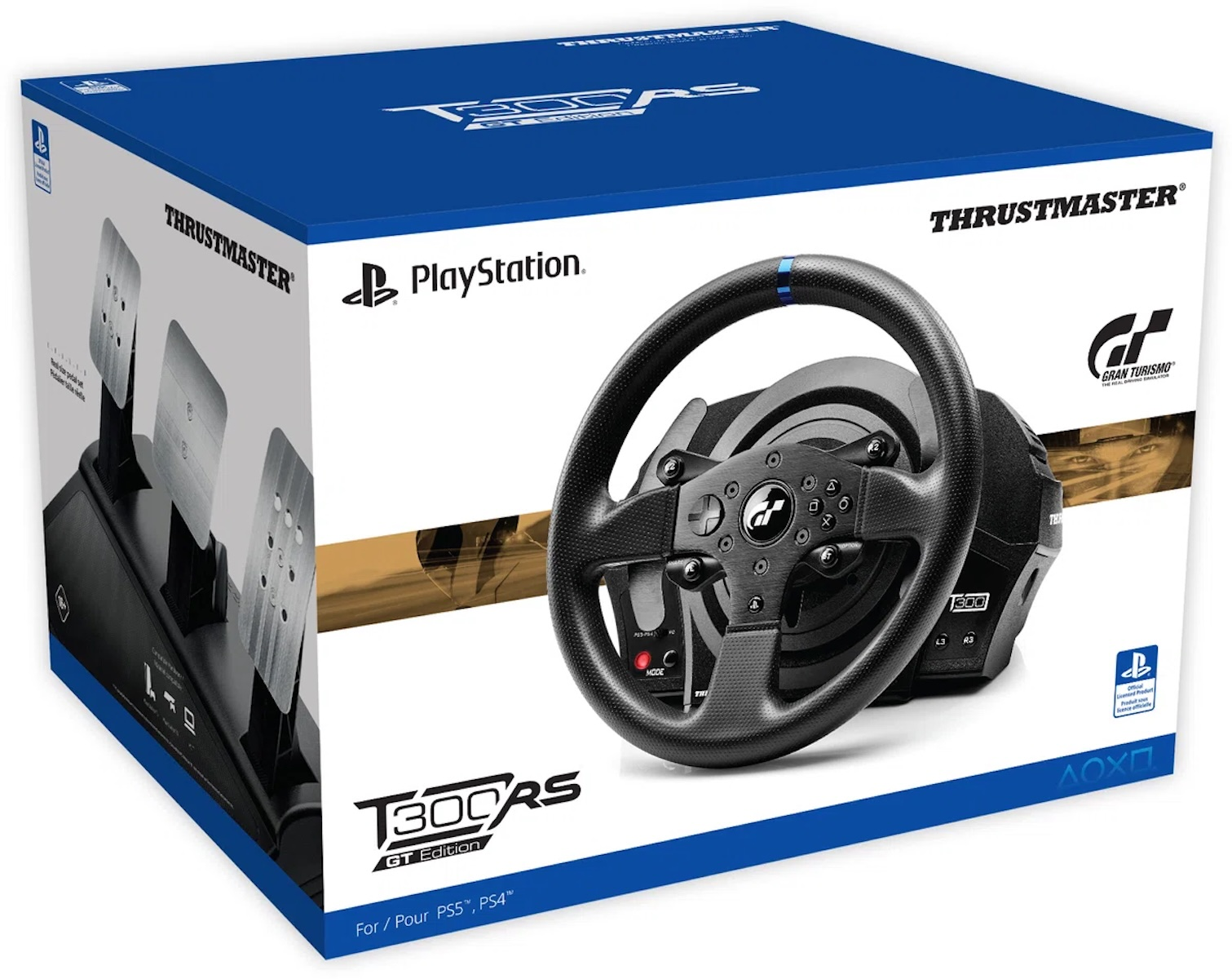 THRUSTMASTER Thrustmaster T300 RS GT + TH8A Racestuur en Shifter – PS5 ...