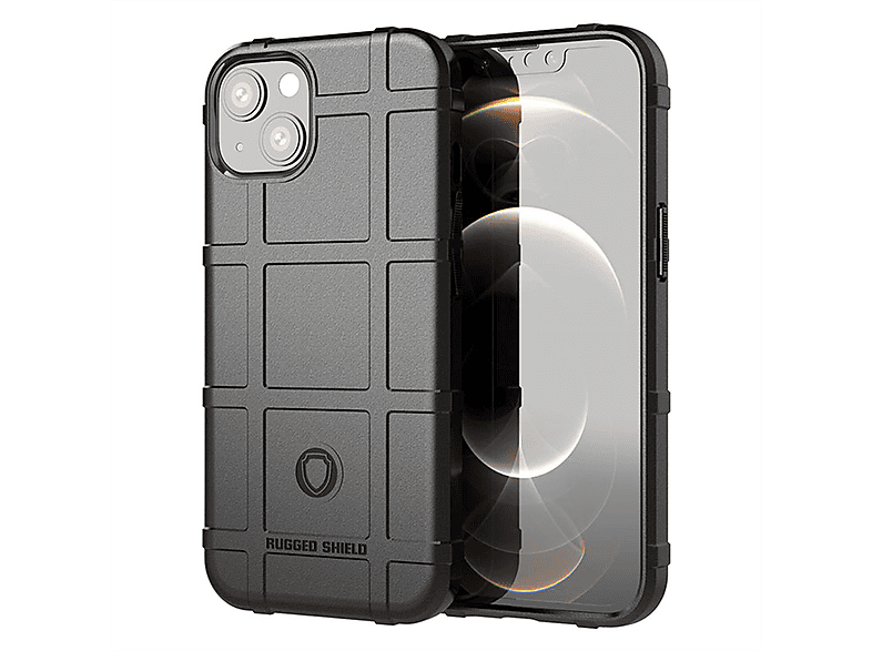 MOBYDEFEND Rugged Shield Case Geschikt voor iPhone 13 Telefoonhoesje ...