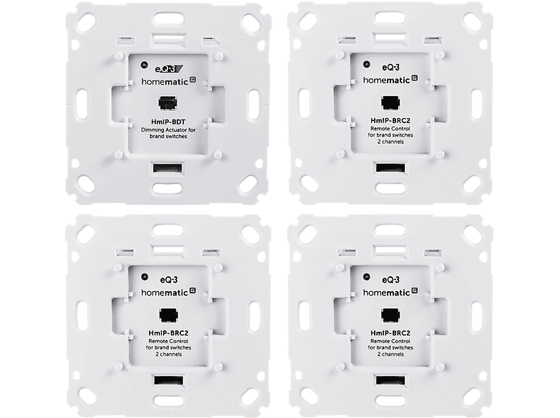 HOMEMATIC IP HmIP-BDT+HmIP-BRC2 Dimmer Kreuzschaltung 4 Schaltstellen ...