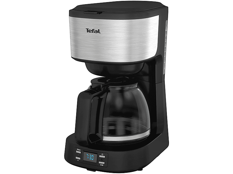 Cafetera de goteo | TEFAL CM520D10, 1000 W, 1,2 l, 12 tazas, Negro ...