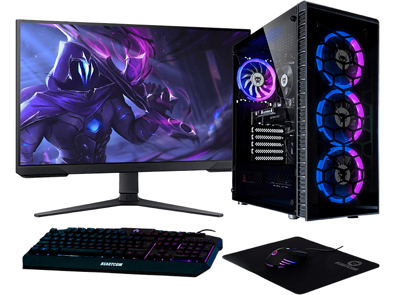 BEASTCOM Q3 | Essential Gaming, PC Komplettsystem mit AMD Ryzen™ 7 ...