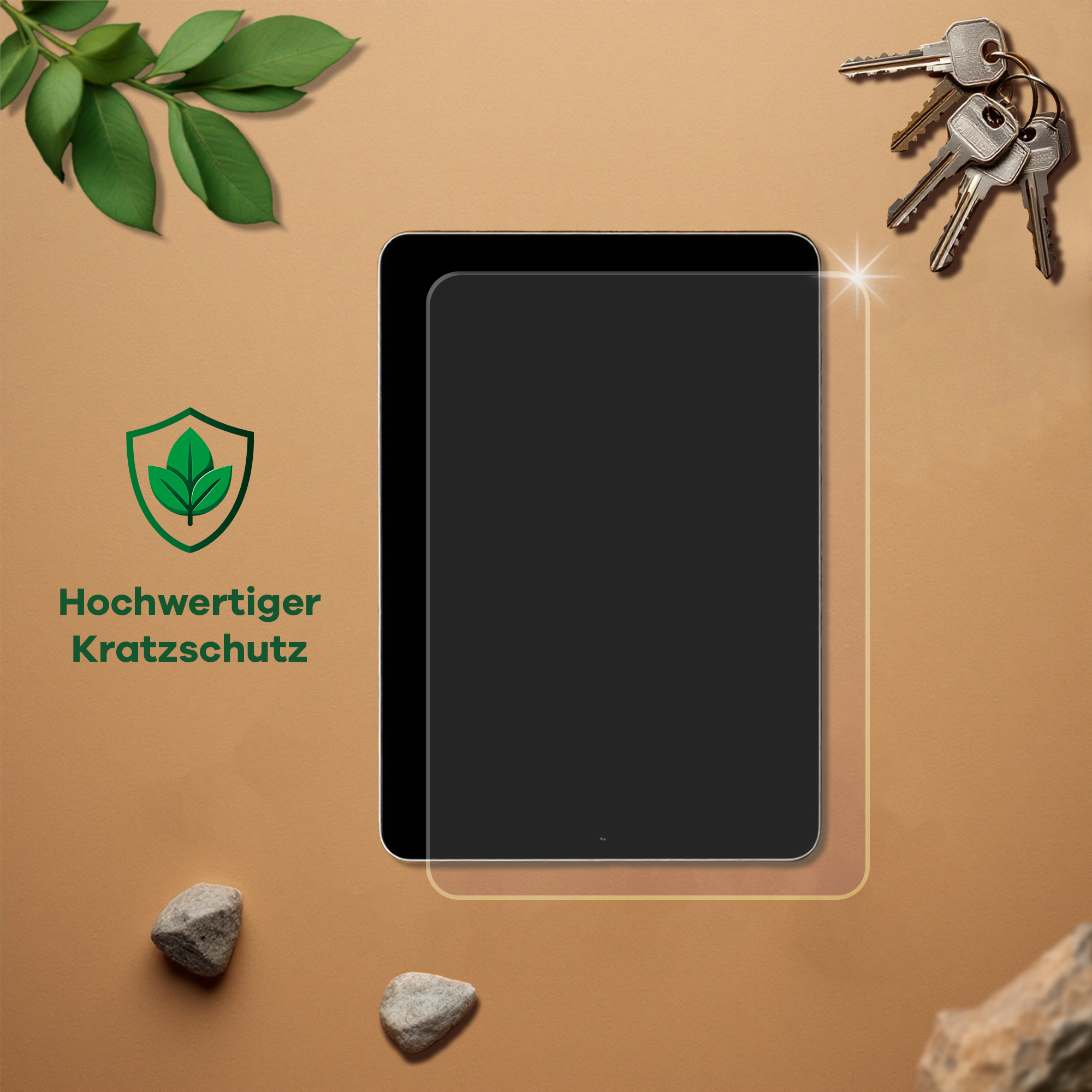 SCREENLEAF 2x nachhaltig verpackte Display Schutzfolie (für Pax CCV Fly ...