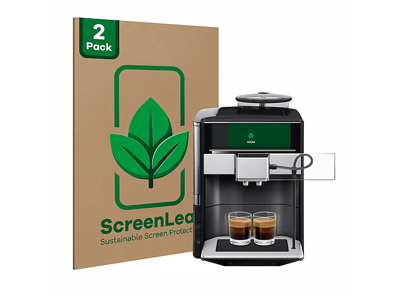 SCREENLEAF 2x nachhaltig verpackte Display Schutzfolie (für Siemens EQ ...