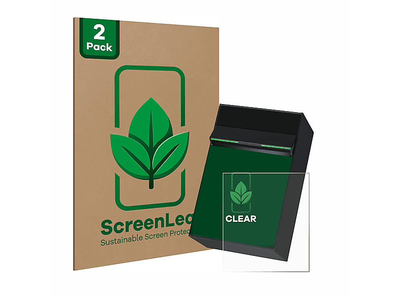 SCREENLEAF 2x nachhaltig verpackte Display Schutzfolie (für Desko PENTA ...