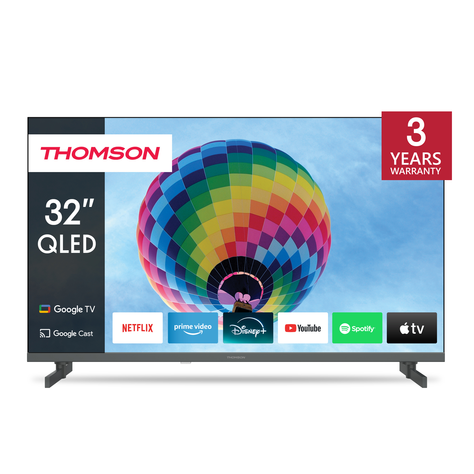 THOMSON 32QG4S14 QLED TV (Flat, 32 Zoll / 81,28 cm, Full-HD, SMART TV ...
