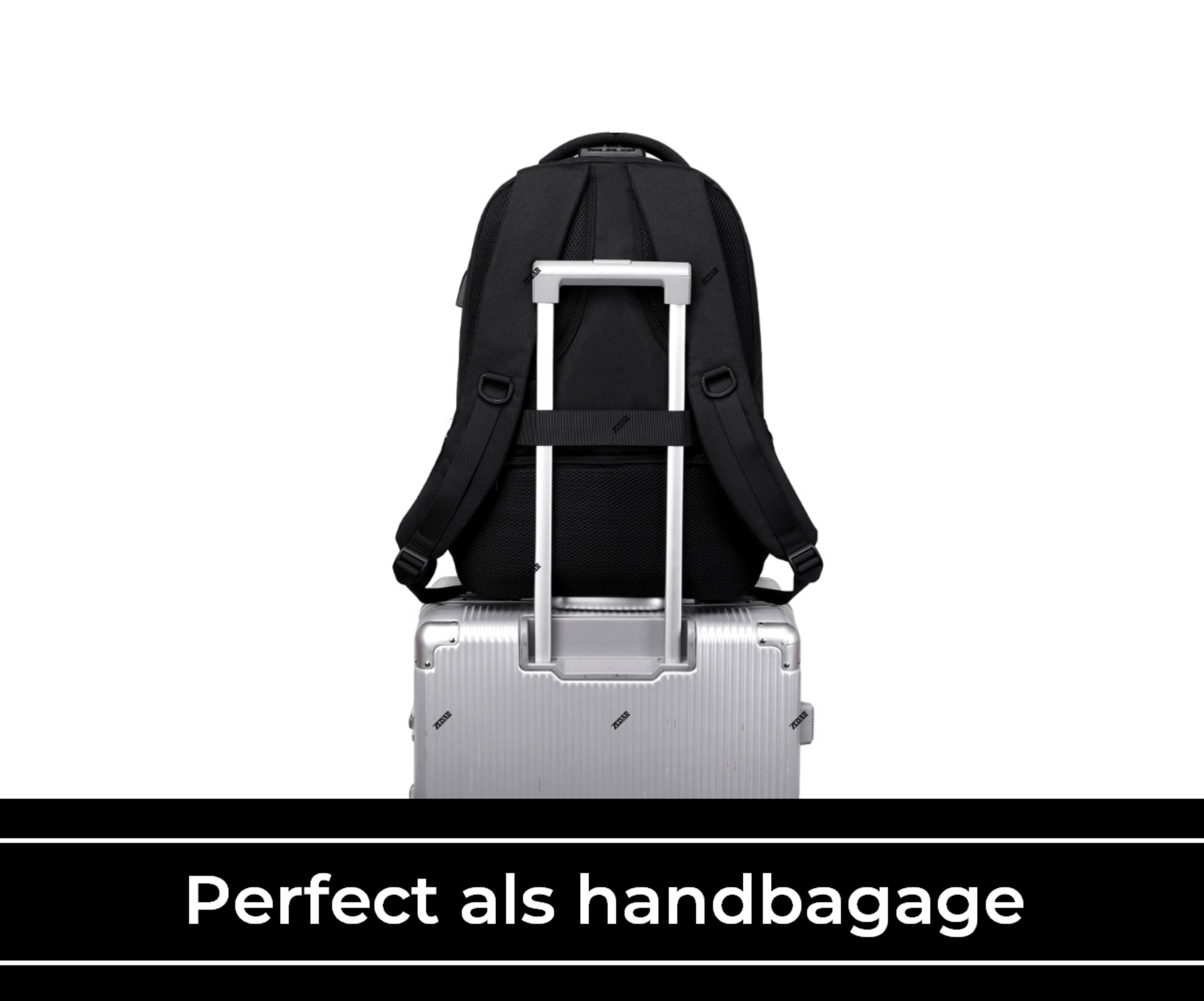 ZEDAR anti diefstal Rugzak 17 inch Zwart | MediaMarkt