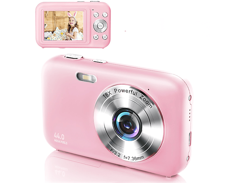 INF Digitalkamera 1080P 44 MP 16-fach Zoom 2,4-Zoll-Bildschirm ...