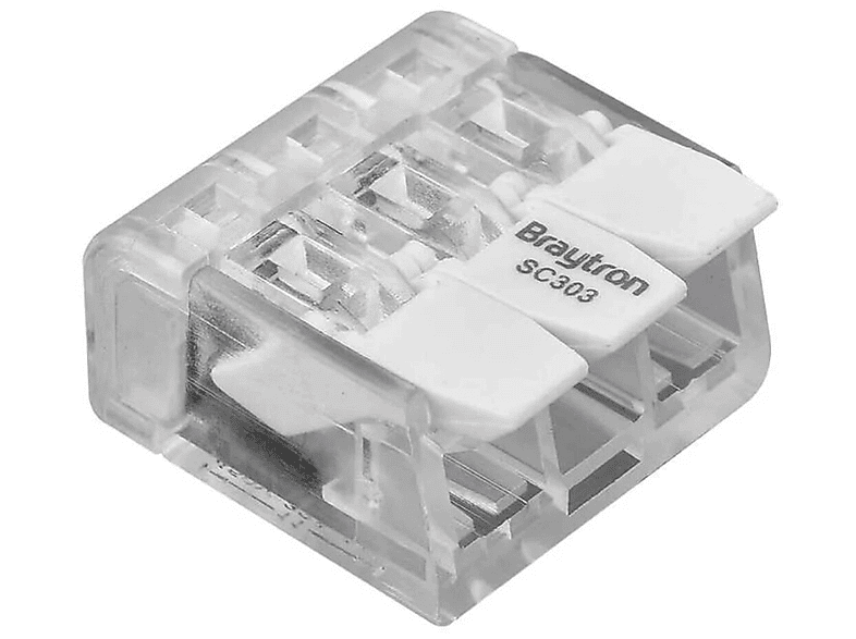 BRAYTRON 2er 3-fach mit Hebel Verbindungsklemme | SATURN