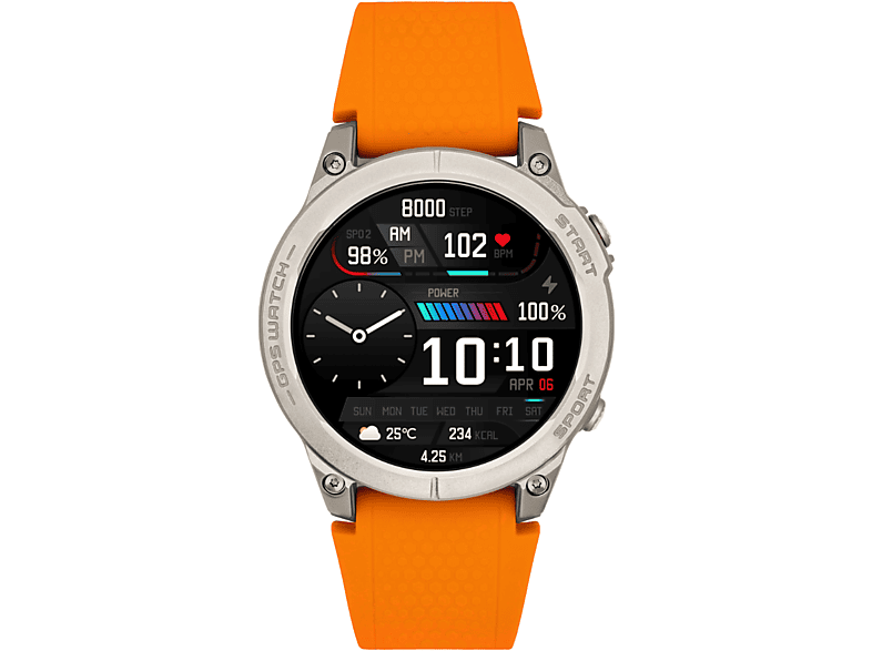 Smartwatch WATCHMARK GPS Watch Orange | sprawdź cenę i opinie w MediaMarkt