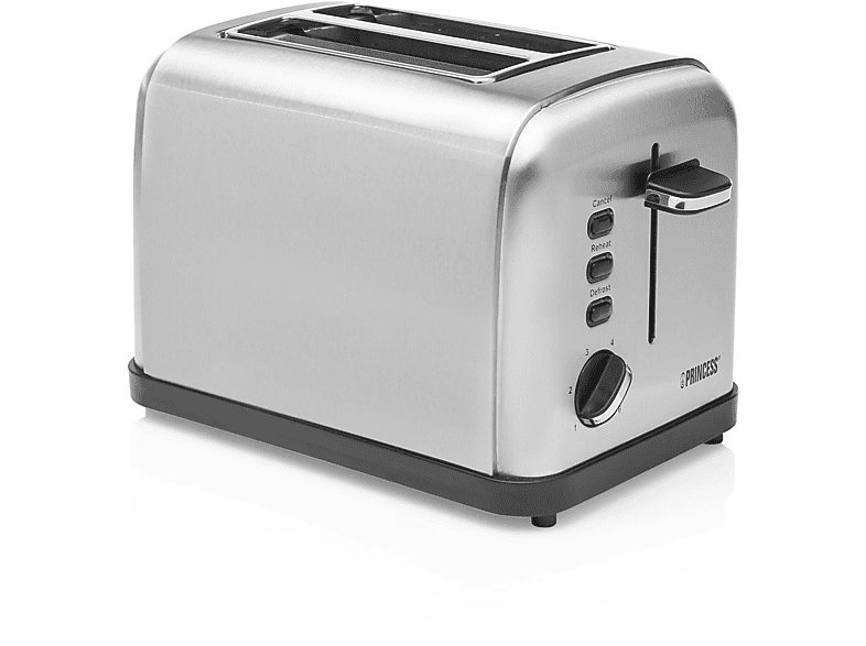 PRINCESS 418383 Toaster Grau (850 Watt, Schlitze: 2) | MediaMarkt
