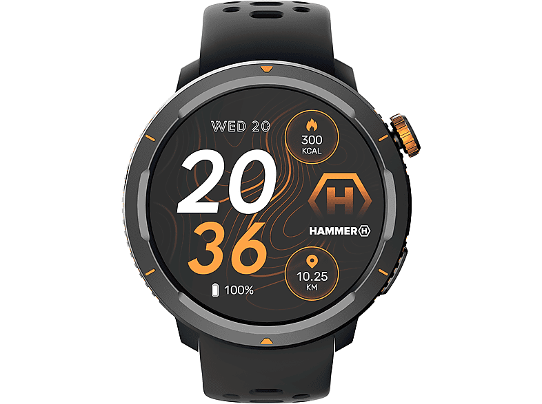 Smartwatch | HAMMER Hammer Watch 2 Lite Black, Silicona, Negro | MediaMarkt