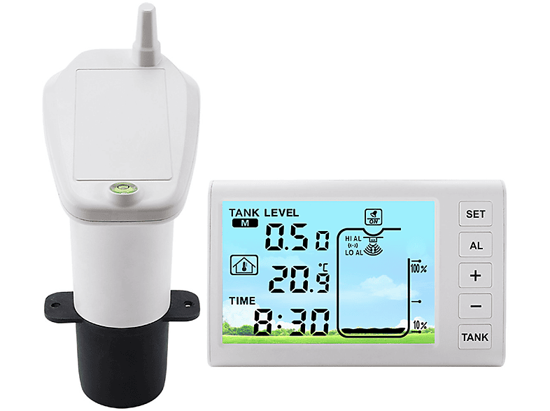 INF Kabelloser Wassersensor mit Alarm – Wasserstandmes ...