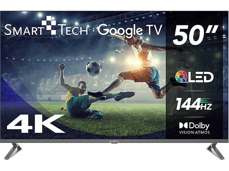 TV D-LED | SMART TECH 50QG04G, UHD 4K, Smart TV, DVB-T2 (H.265), Gris ...