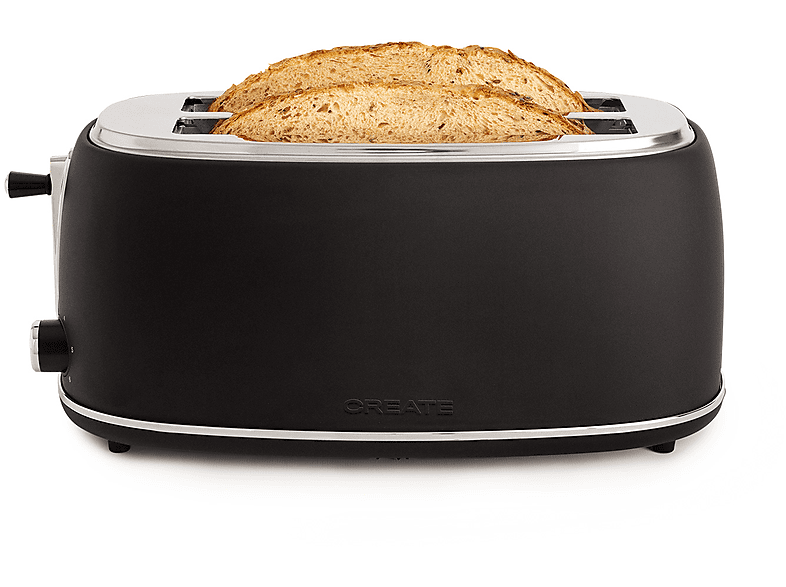 Tostadora - CREATE TOAST RETRO STYLANCE, 850 W, 2 ranuras, Black ...