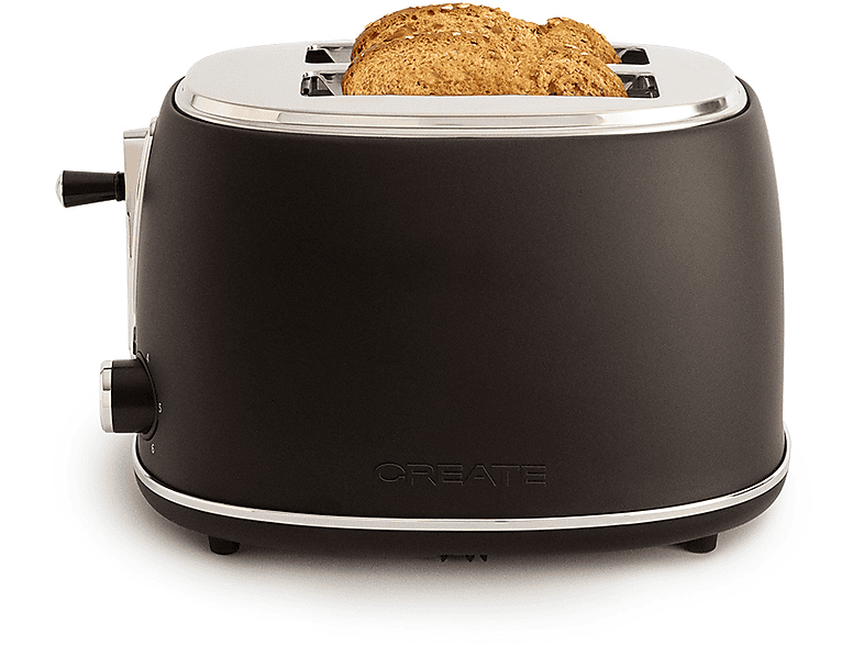 Tostadora | CREATE TOAST RETRO STYLANCE, 230 W, 2 ranuras, Black ...