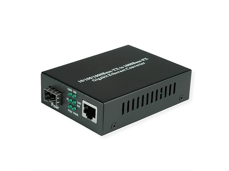 VALUE Convertisseur Gigabit Ethernet, RJ45-Fibre Optique Convertisseurs de support réseau ...