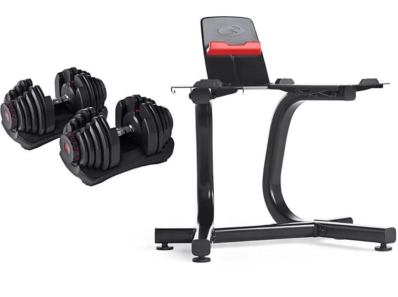BOWFLEX SelectTech 1090i verstelbare halters (Paar & Halterstand ...