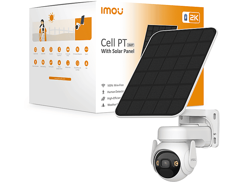IMOU Cell PT Solar Kit, Smarthome IP Cameras, Auflösung Foto: 2304 x ...