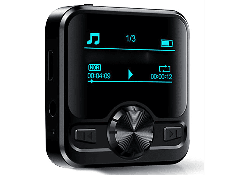 ZURABINI 38 Stunden Akkulaufzeit MP3 Player (32 GB, Schwarz) | MediaMarkt