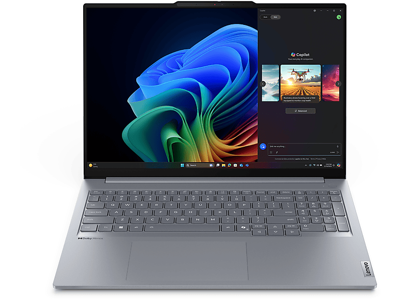 LENOVO ThinkBook 16 G7 QOY, 16 ", processore Qualcomm Qualcomm Snapdragon X1P-42-100, 32 GB, 1 ...