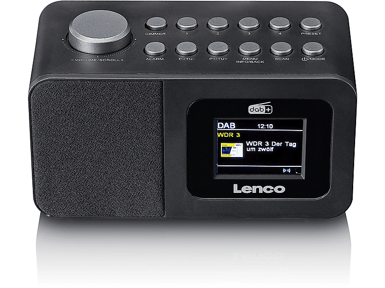 LENCO CR-625BK Radio, DAB, DAB+, FM, Schwarz | MediaMarkt