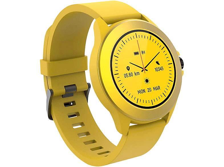 Smartwatch | FOREVER Colorum CW-300, Amarillo | MediaMarkt