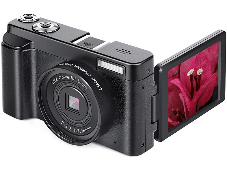 INF Digitalkamera mit 24 MP, HD 1080p und 16x Zoom Digitalkamera ...